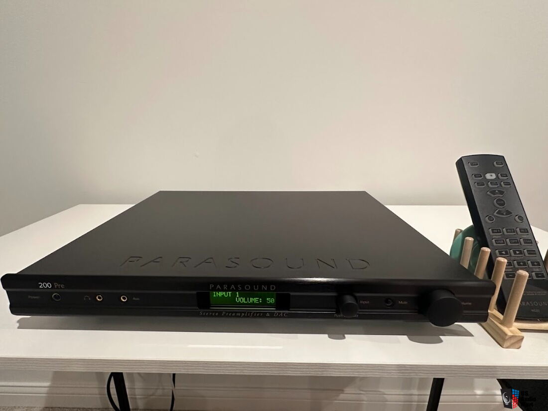 Parasound 200 Pre Stereo Preamplifier/DAC; MM & MC Phono - Barely used ...