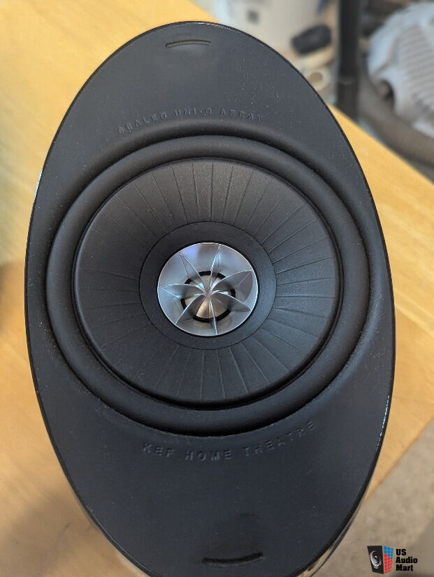 KEF HTS-3001 Satellite Speakers with Tangerine Waveguide Photo #6014336 ...