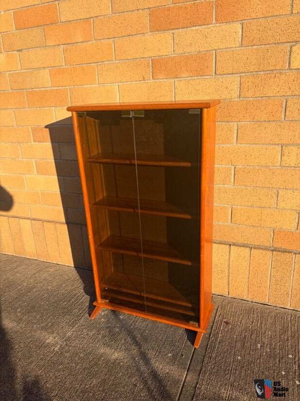 Sorice Teak CD Cabinet For Sale - US Audio Mart