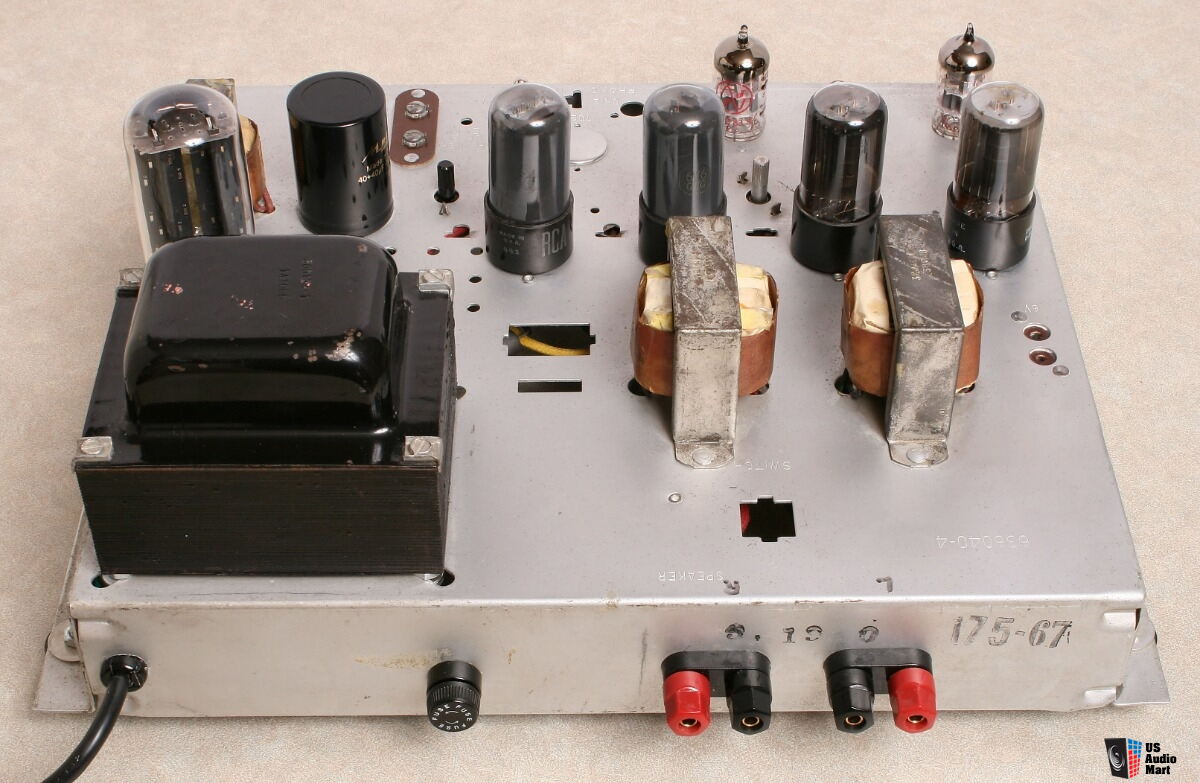 Magnavox model 175-67 Stereo Push-Pull 6V6 Power Amplifier - RESTORED ...