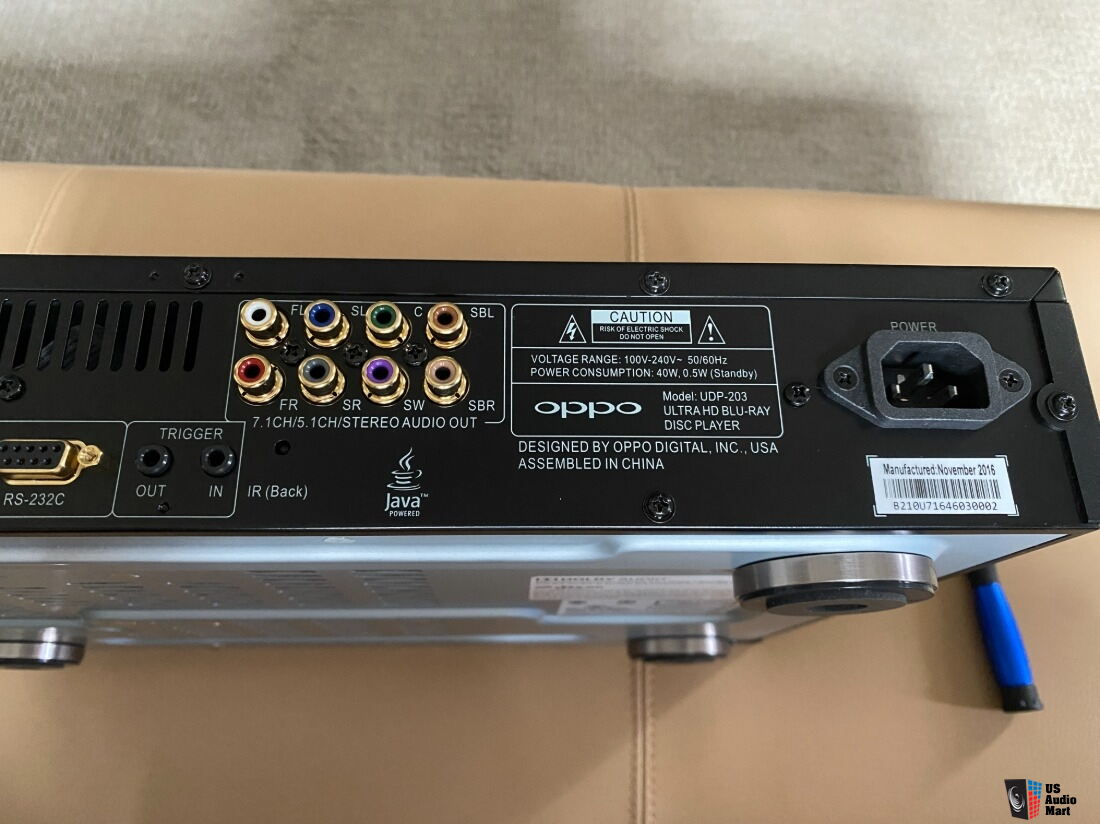 Oppo UDP 203 Universal Disc Player w/Oppo Mods I2S Board Photo #6017036 ...