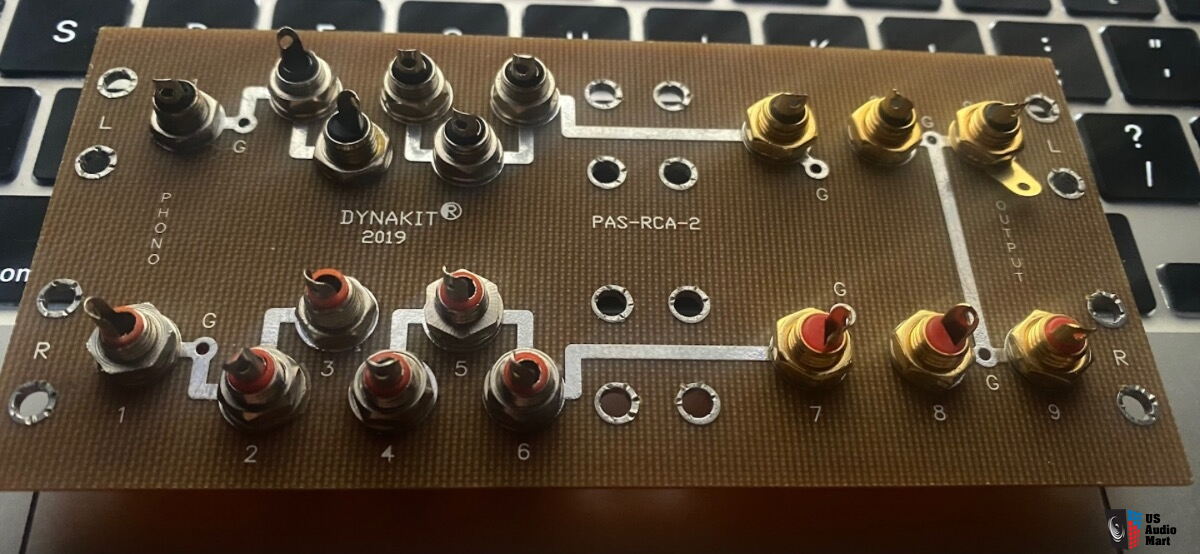 Dynaco aftermarket RCA rear panel -new upgrade board for PAS-2 Photo ...