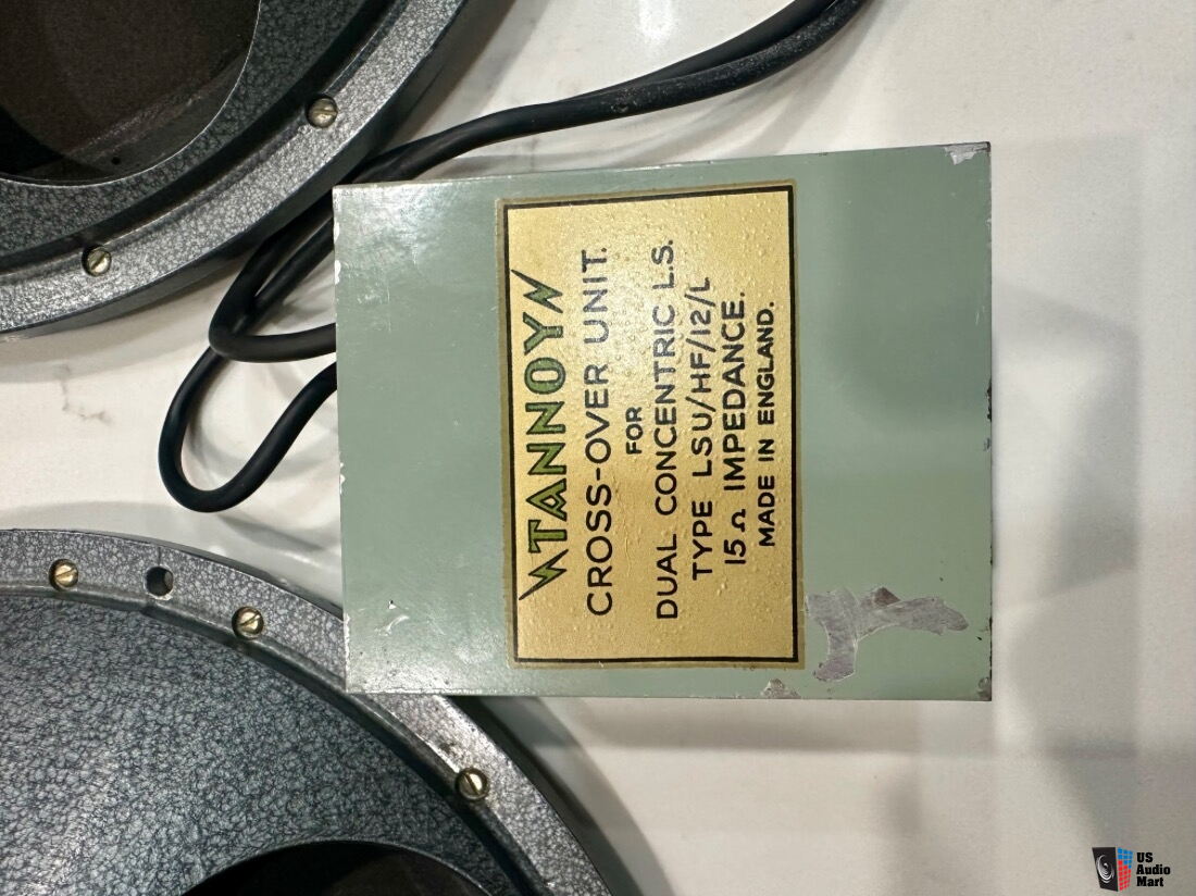 Tannoy Monitor Red LSU/HF/12.L 12" Drivers with Crossovers Photo ...
