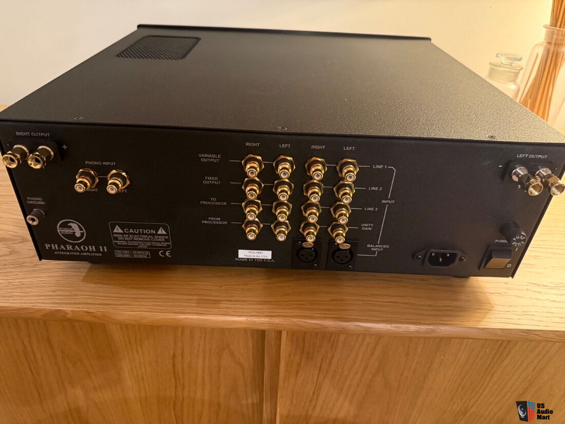 Rogue Audio Pharaoh II Integrated Amplifier - Black (Demo Unit) Photo ...