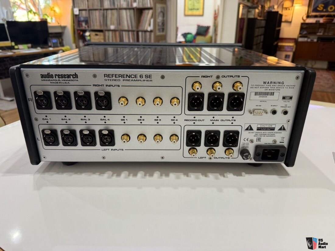 Audio Research Corporation REF6SE Line Stage (Black) Photo #6021520 ...