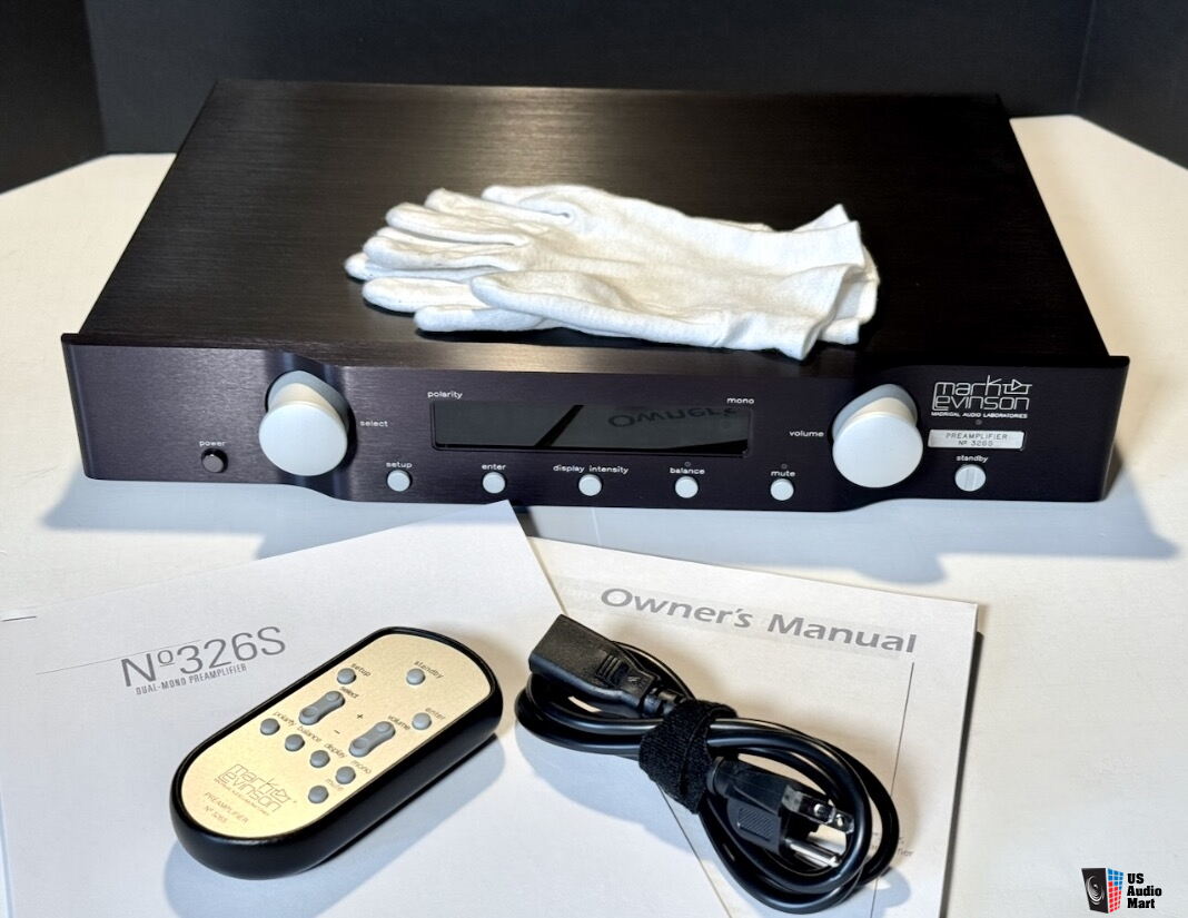 Legendary Mark Levinson No. 326S Preamplifier Photo #6021912 - US Audio ...