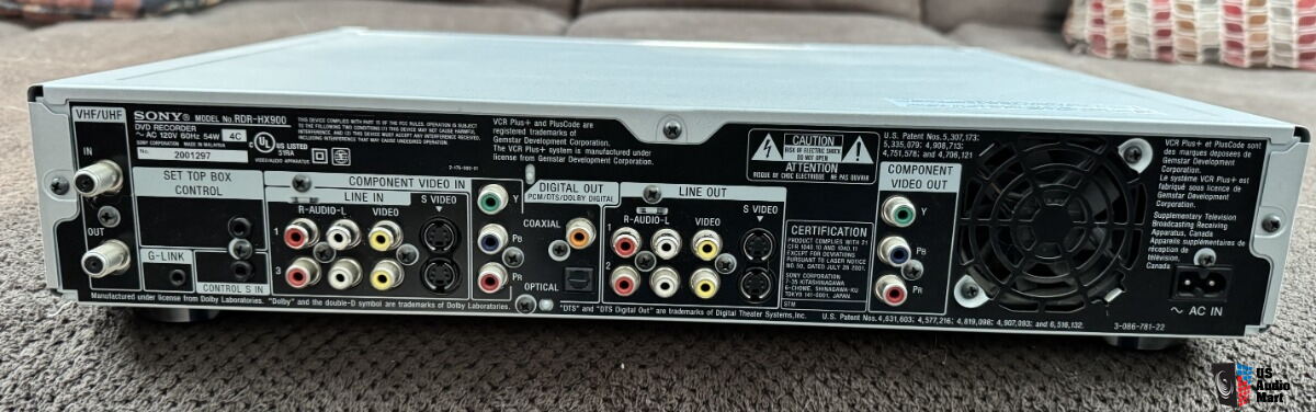 Sony RDR HX900 DVD Recorder Photo #6023488 - US Audio Mart
