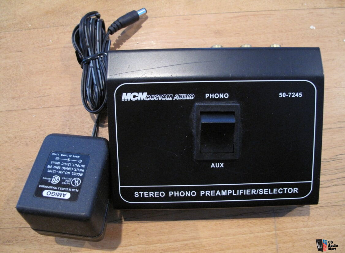 MCM 50-7245 stereo preamplifier/selector - Preamp w/ phono/AUX inputs ...