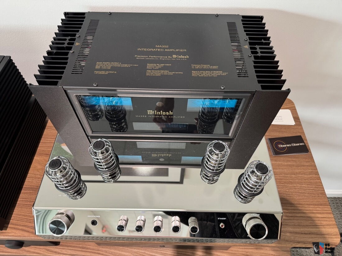 The immensely popular McIntosh MA 352 Integrated amp, lo hr Photo ...