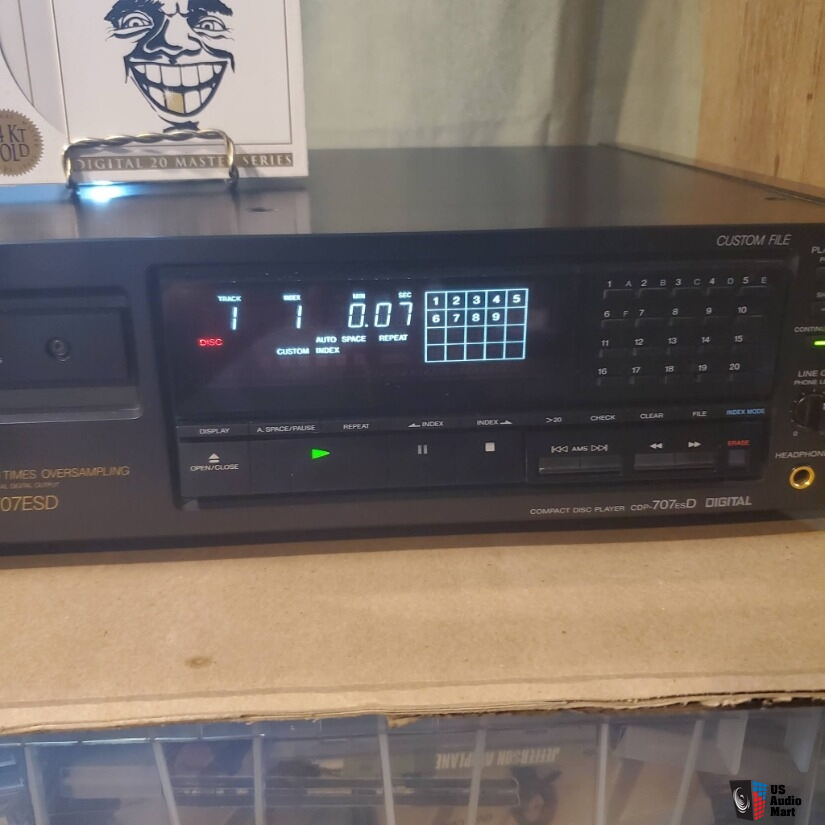 Sony Cdp 707esd cd player with aftermarket remote Photo #6030253 - US ...
