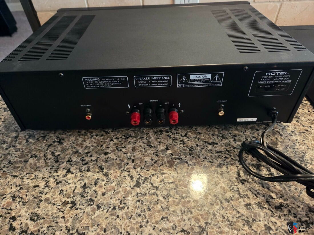 Rotel RB 981 Amp and RC 972 Preamp Photo #6033427 - US Audio Mart