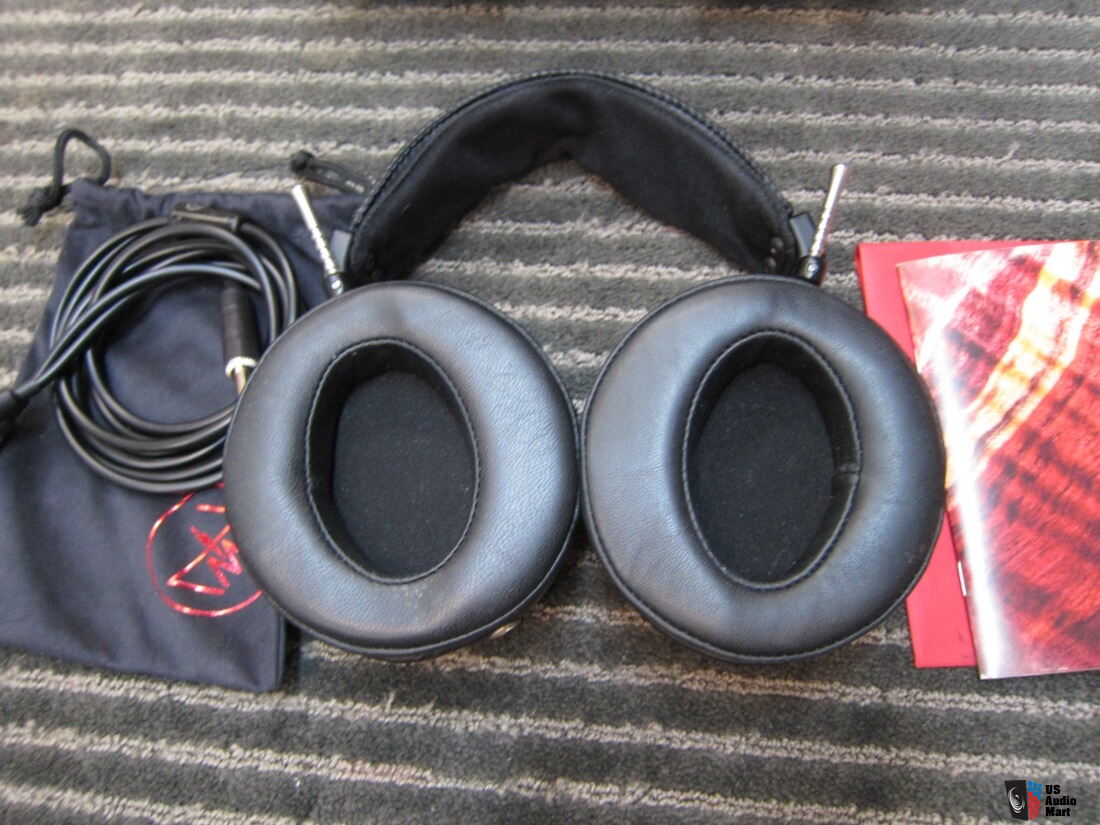 ZMF Verite Closed Headphones, Monkeypod, Case, Paperwork, 6.35 Cable ...
