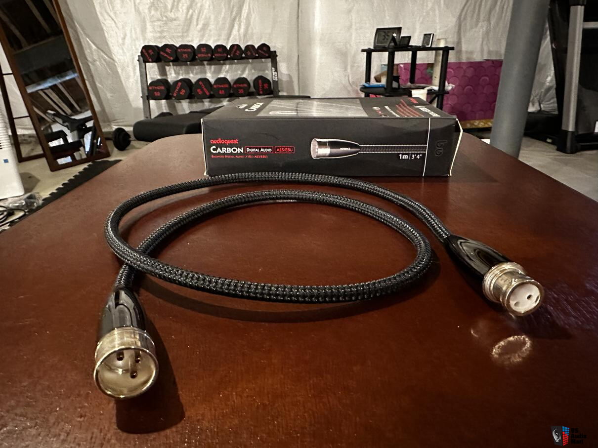 AudioQuest Carbon Digital XLR AES/EBU 1M (3.5 Feet) - Shipping Included ...