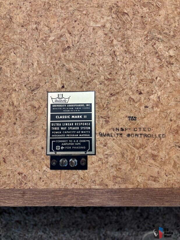 University CLASSIC MK. II Speakers Photo #6036515 - US Audio Mart