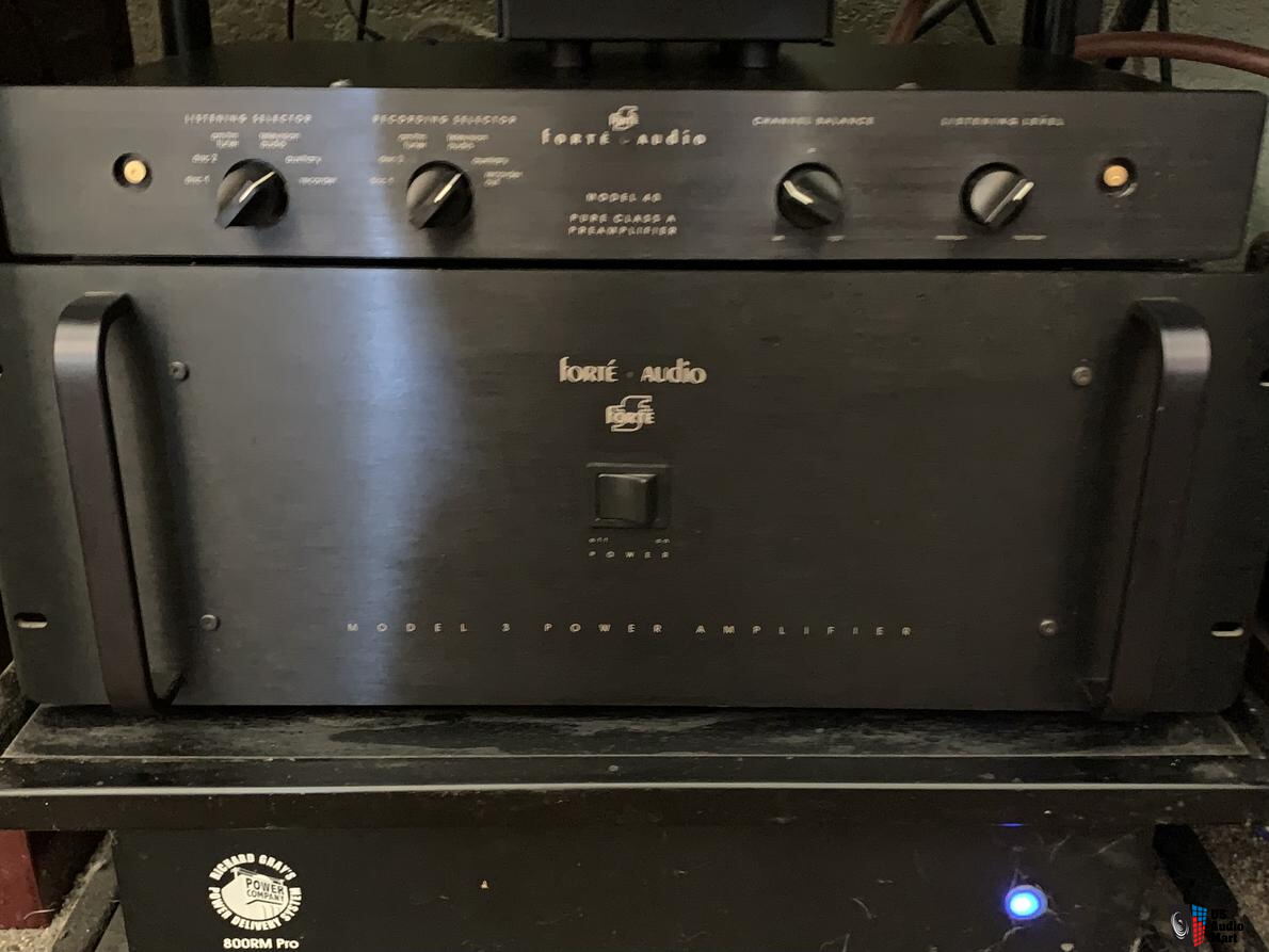 Forte' Audio (Nelson Pass) Amplifier & Preamplifier - Pure Class A ...