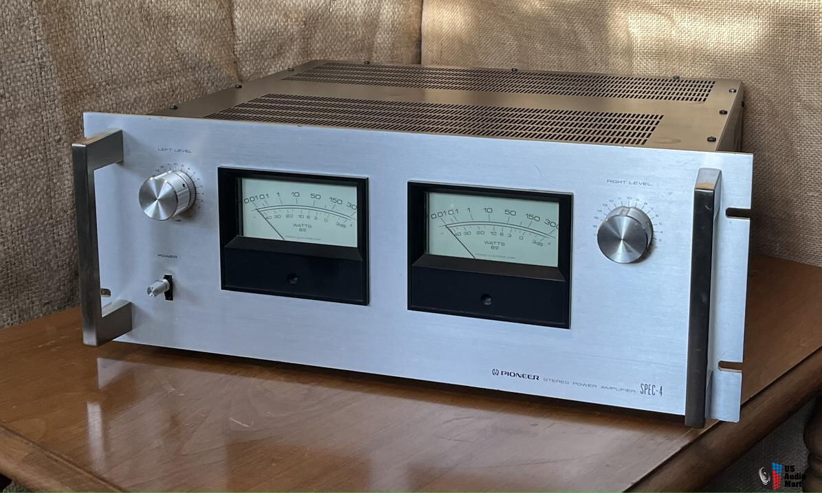 Pioneer SPEC-1 & SPEC-4 Stereo Power Amp & Preamplifier pair For Sale ...