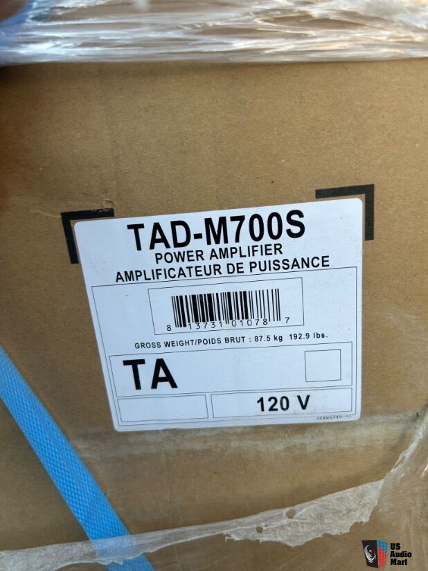 TAD M700s Flagship Reference Stereo Power Amp T.A.D Photo #6037738 - US ...