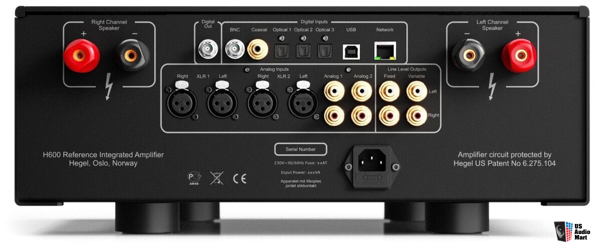 Hegel H-600 Integrated Amp ,DAC, and Streamer Photo #6040091 - US Audio ...