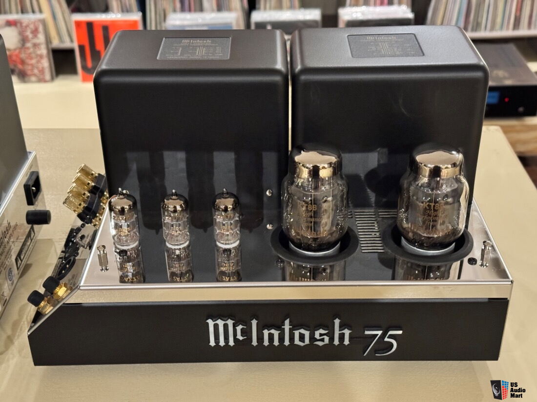 McIntosh MC75 mkIII 75wpc Monoblock Tube Amplifier Set Photo #6041625 ...