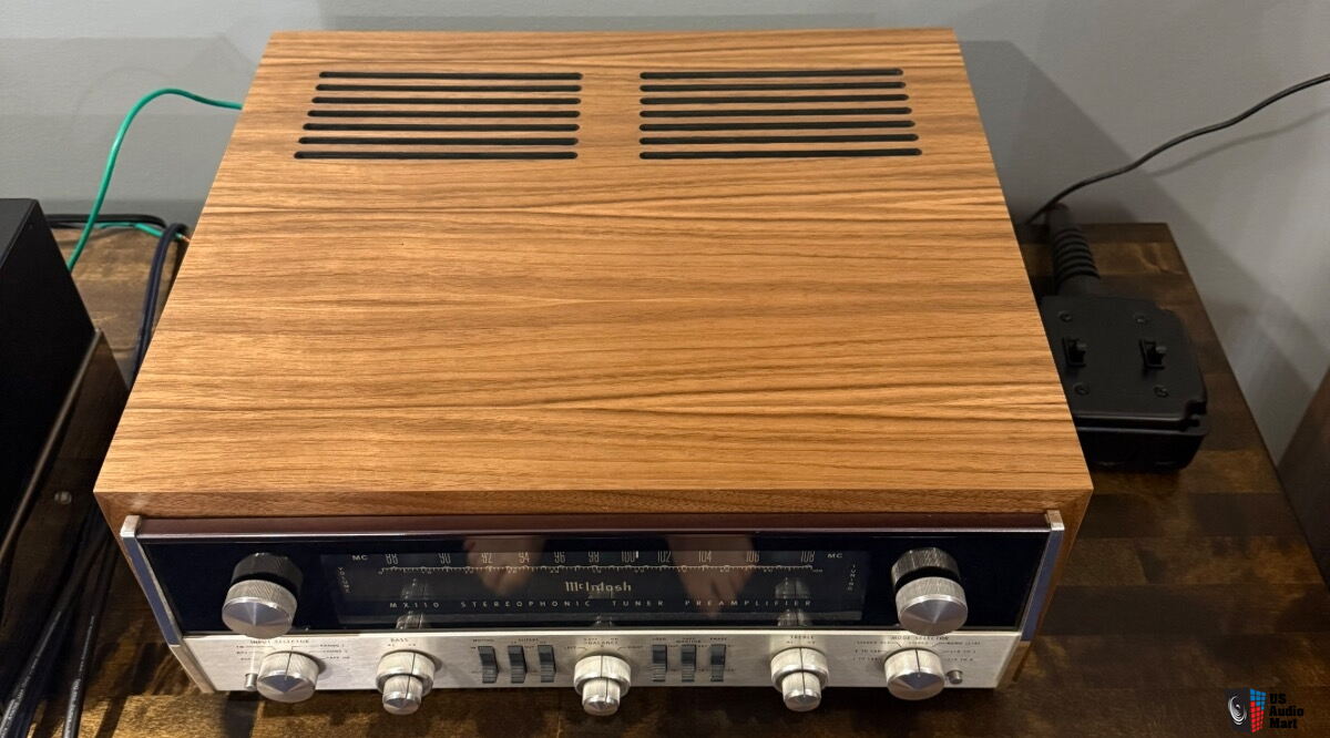 Restored McIntosh MX110z and MC225 tube stack with extras Photo ...