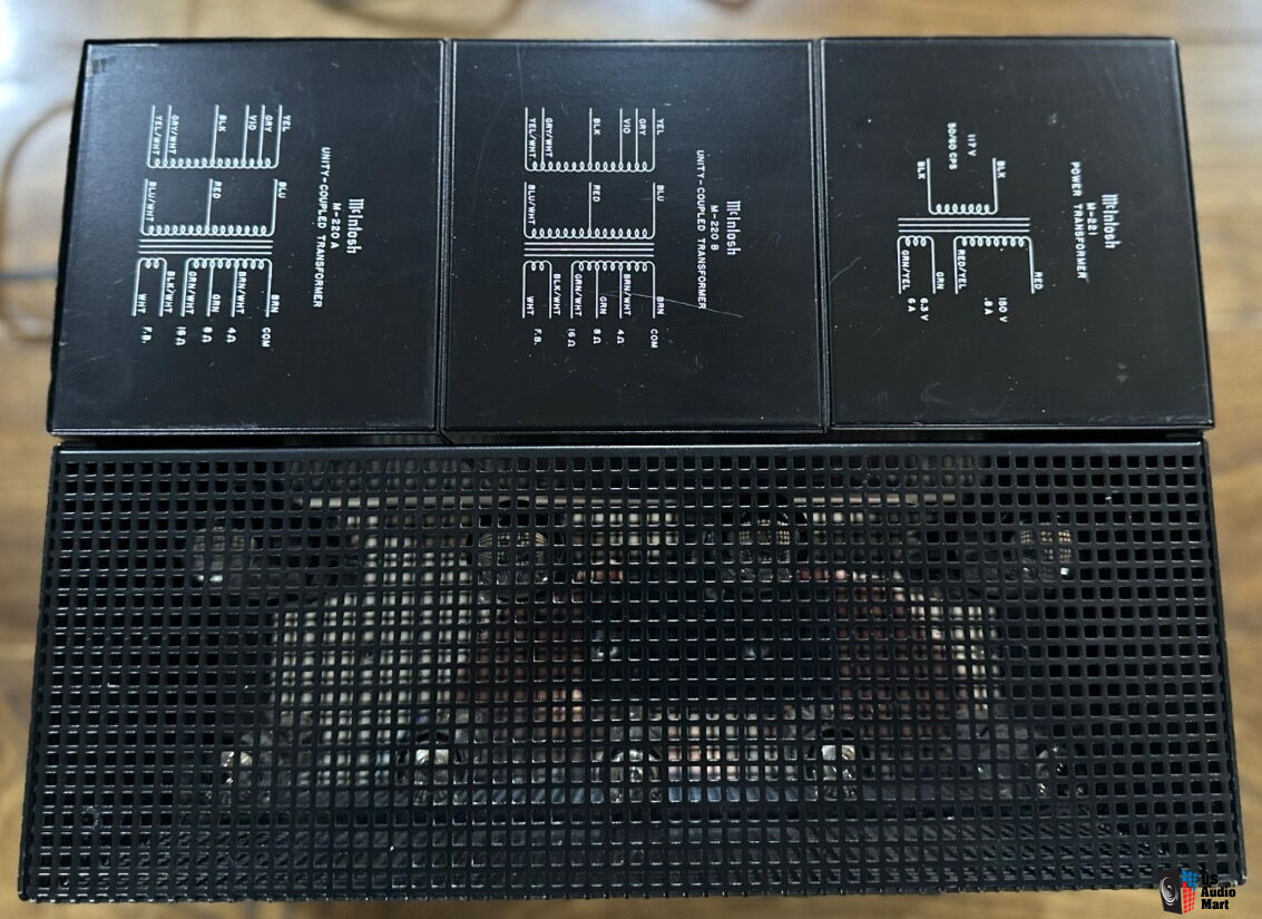 Restored McIntosh MX110z and MC225 tube stack with extras Photo ...