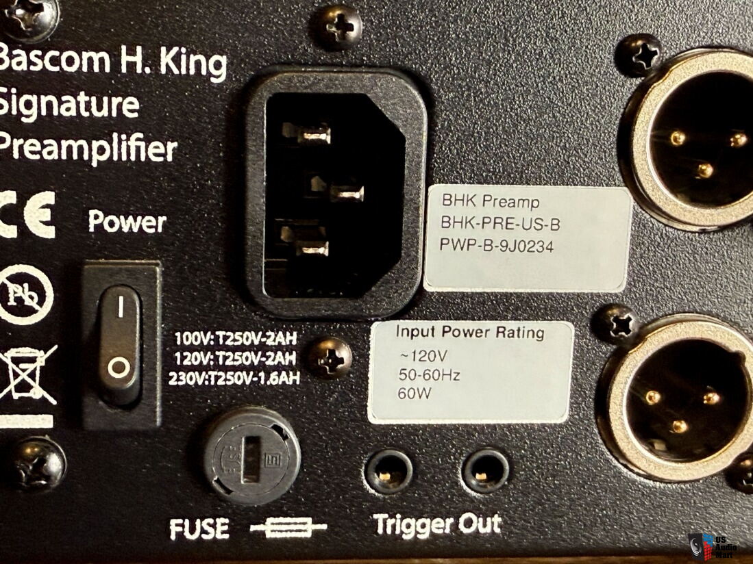 PS Audio BHK Preamp - upgraded tubes and power cable - FREE shipping ...