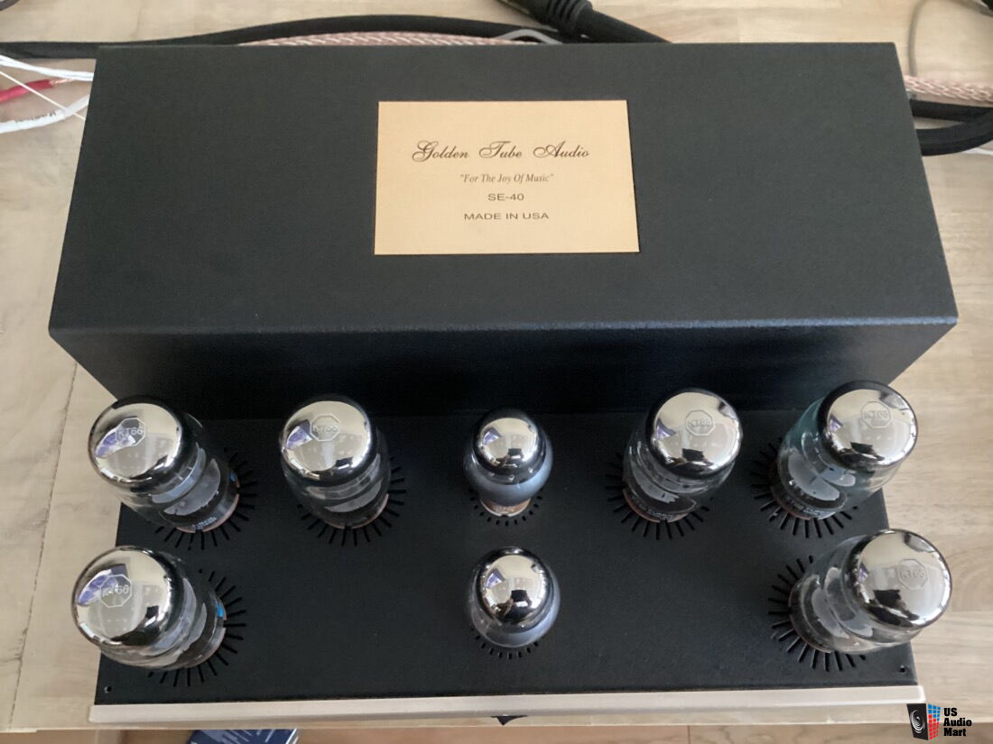 Golden Tube Audio SE-40 with Sonic Craft upgrade and KT-66 tubes Photo ...