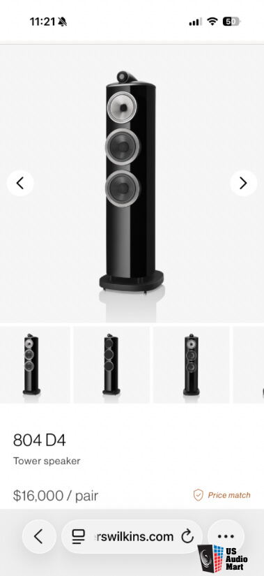 Bowers & Wilkins 804d4 B&W Photo #6043389 - US Audio Mart