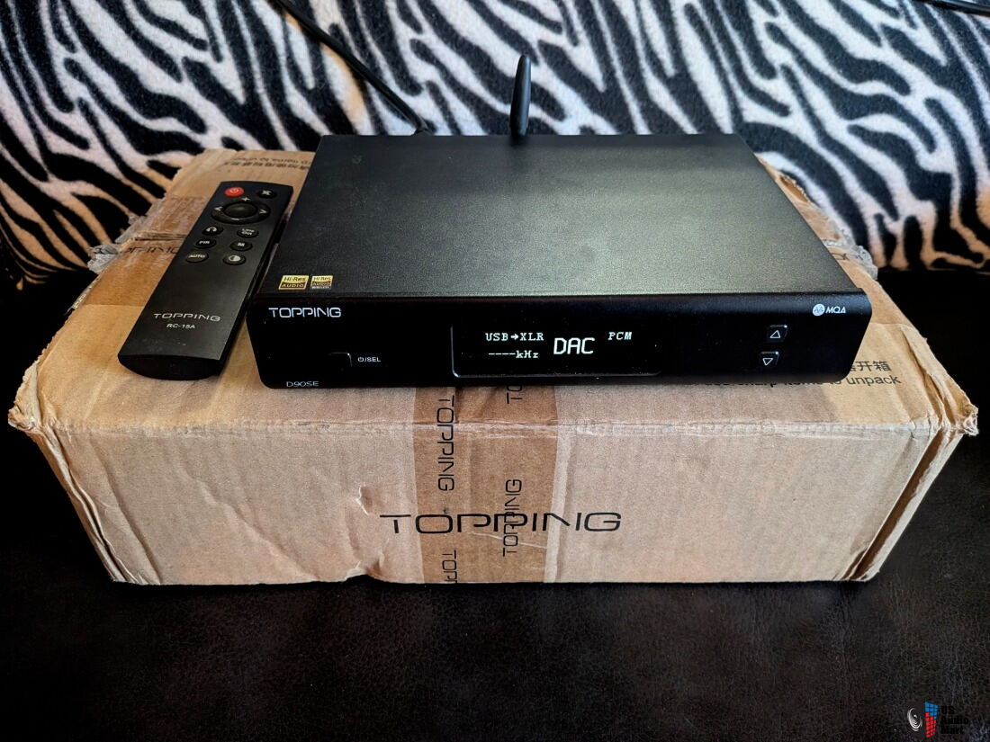 Topping D90se - Flagship Balanced DAC - black For Sale - US Audio Mart