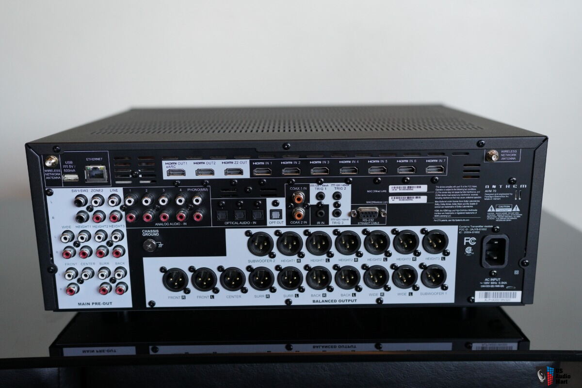 Anthem AVM 70 A/V Processor (4K) Photo #6044296 - US Audio Mart