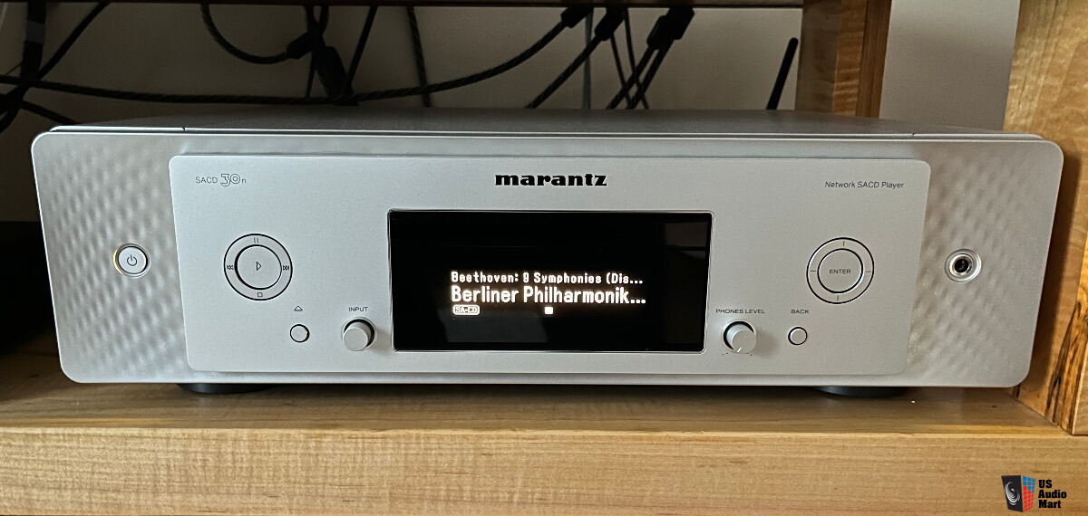 Marantz SACD 30N SACD/CD player, DAC, network streamer. In Silver, LOW ...