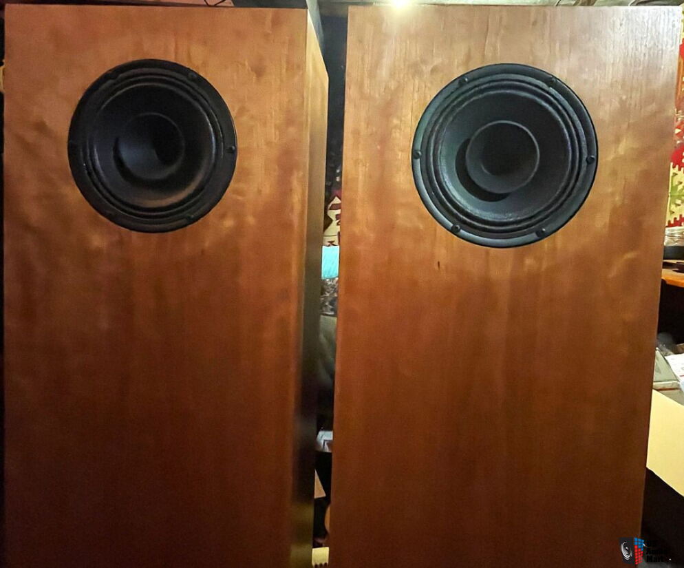 pair Omega Junior AlNiCo XRS omega speakers in cherry, near mint, will ...