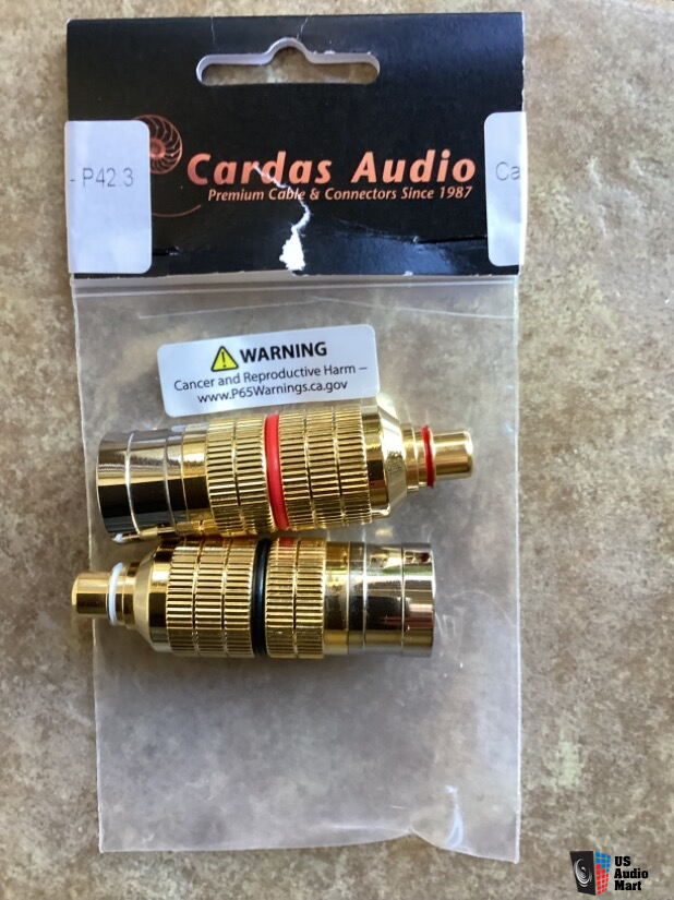 Cardas Cable Adapters 1/2 Off Retail Photo #6045474 - US Audio Mart
