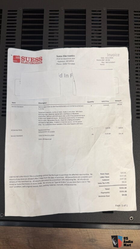 Anthem MCA 5 Series II - 5-Channel Power Amplifier | Fully Tested For ...