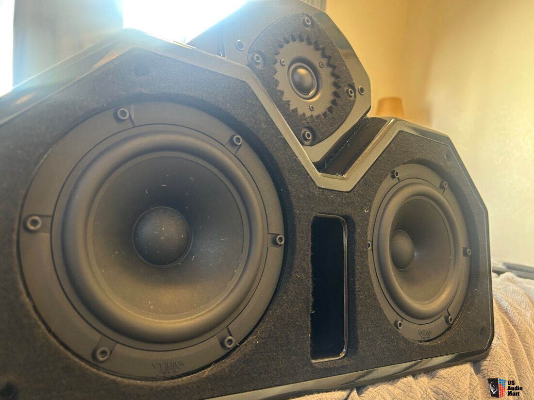 Reduced! Wilson Audio Watch Center 3 (soft dome tweeter) Obsidian Black ...
