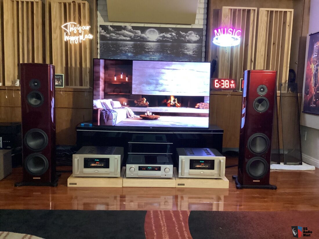 Magico S3 MKII speakers in exotic M-coat high gloss candy apple red ...