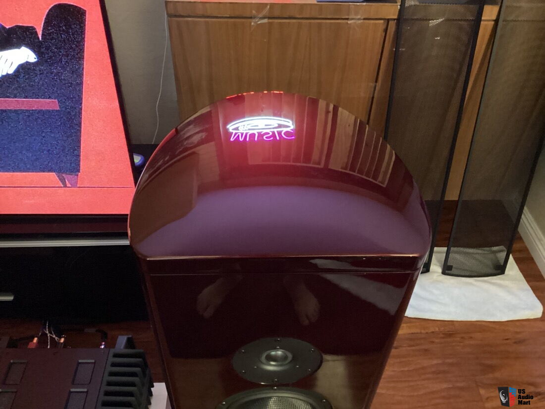 Magico S3 MKII speakers in exotic M-coat high gloss candy apple red ...