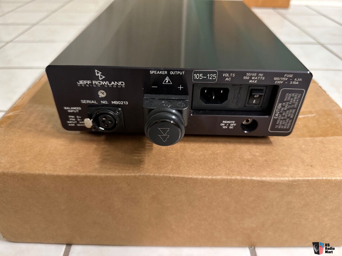 Jeff Rowland Model 201 Monoblock amps with PC-1 Power Conditioner and ...