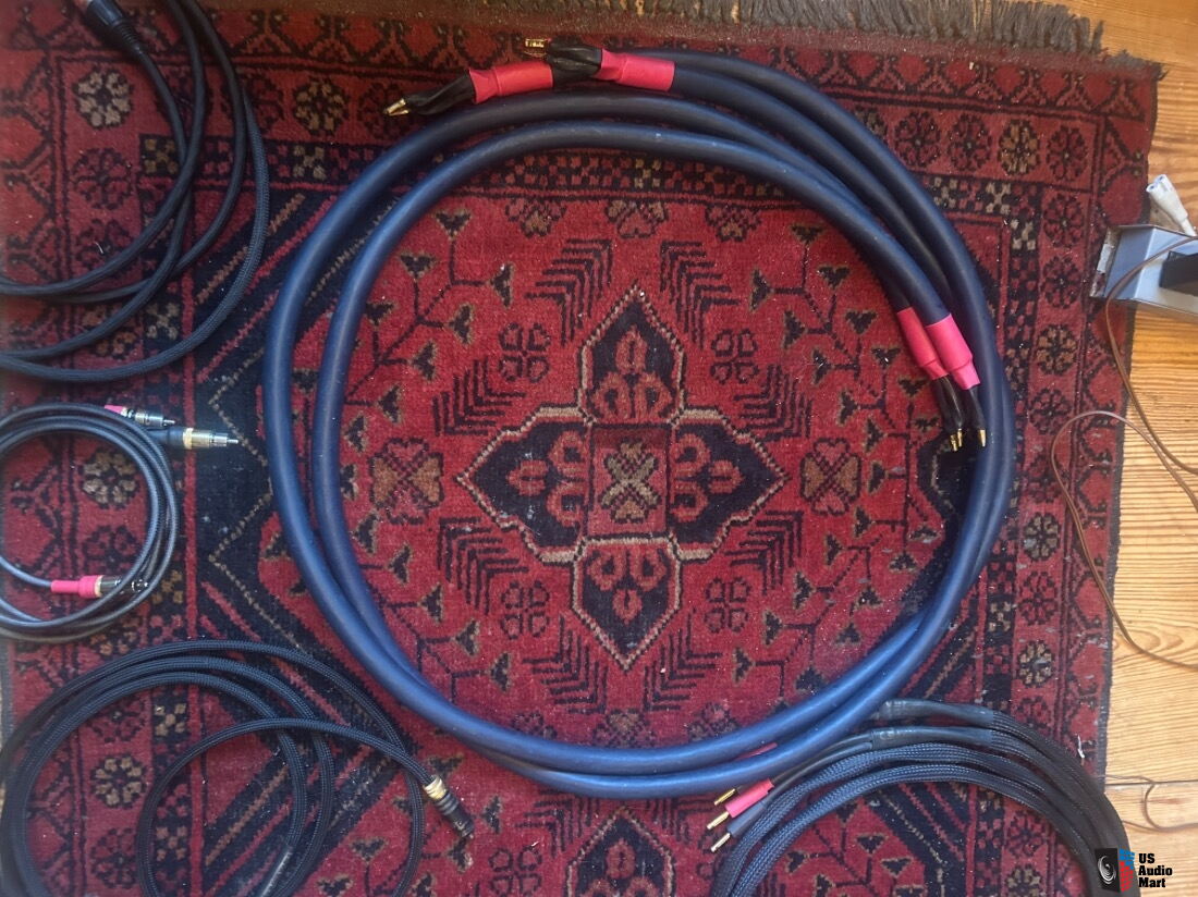 Lot of Audioquest Cables; Cheetah, Ruby, NRG power, Midnight and CV ...
