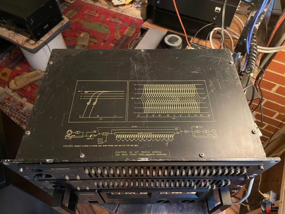 Yamaha P2200 Amplifier + (2) Q1027 Professional Series Vintage 1970s Hi ...