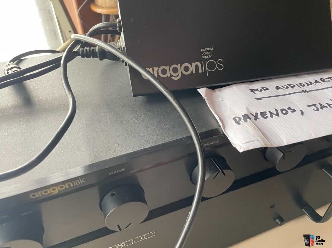Aragon 18k Preamplifier + IPS Power Supply 1990s Vintage Audio Hi-Fi ...