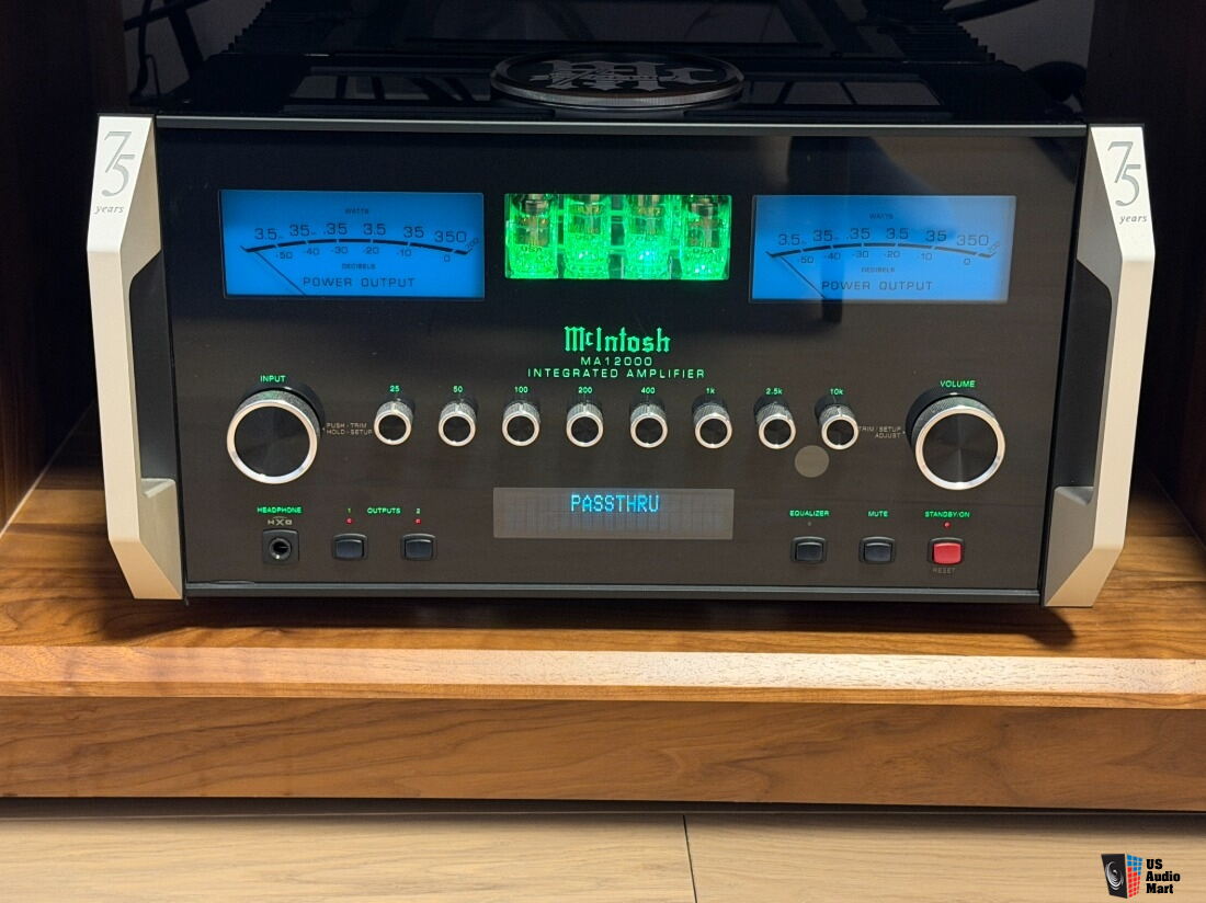 McIntosh MA12000 75th Anniversary - Mint For Sale - US Audio Mart