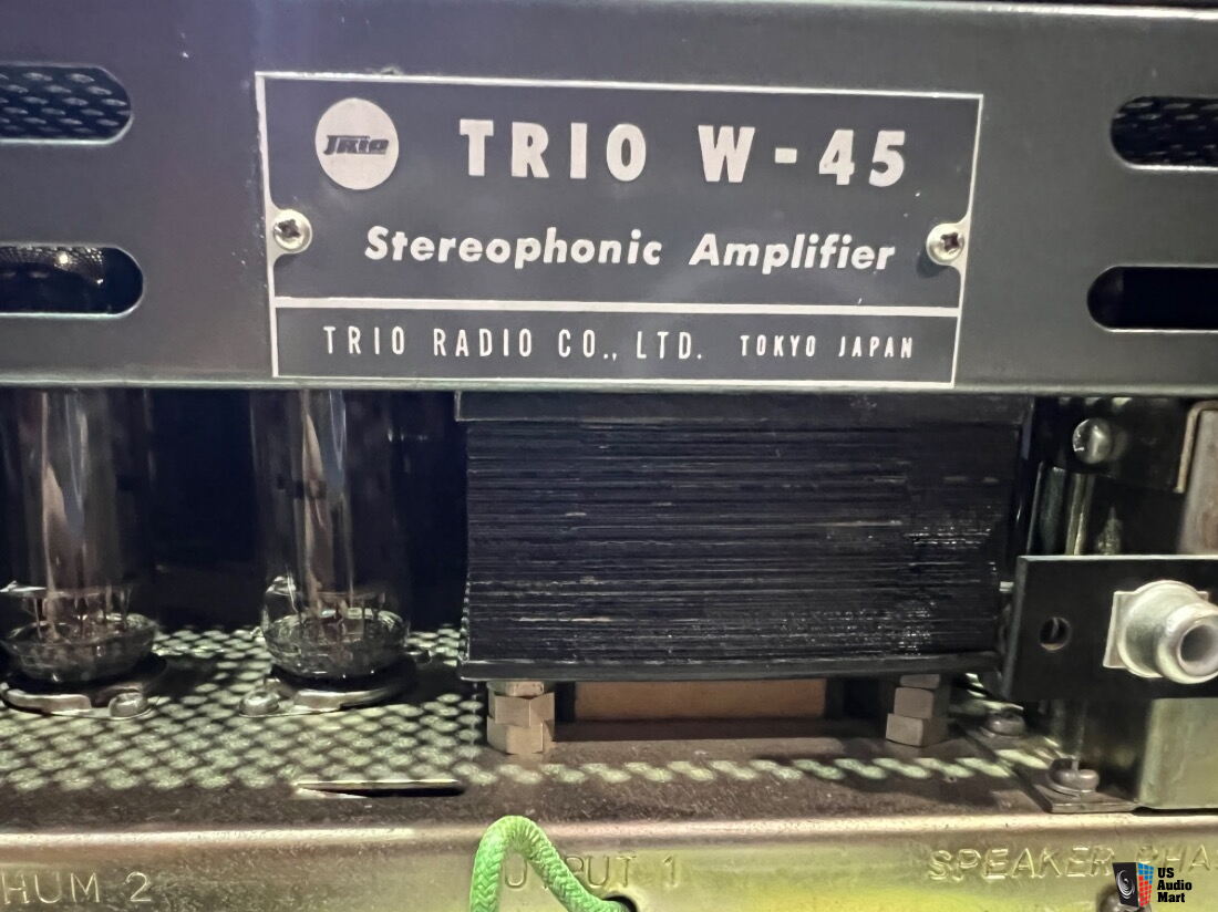 Trio Kenwood W-45 Amp & Matching AF-220 Tuner, Working But Read ...