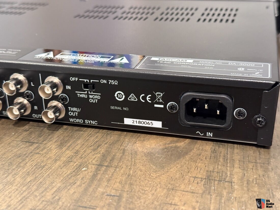 Tascam DA-3000 Stereo Master Recorder DSD - Brand New Photo #6053235 ...
