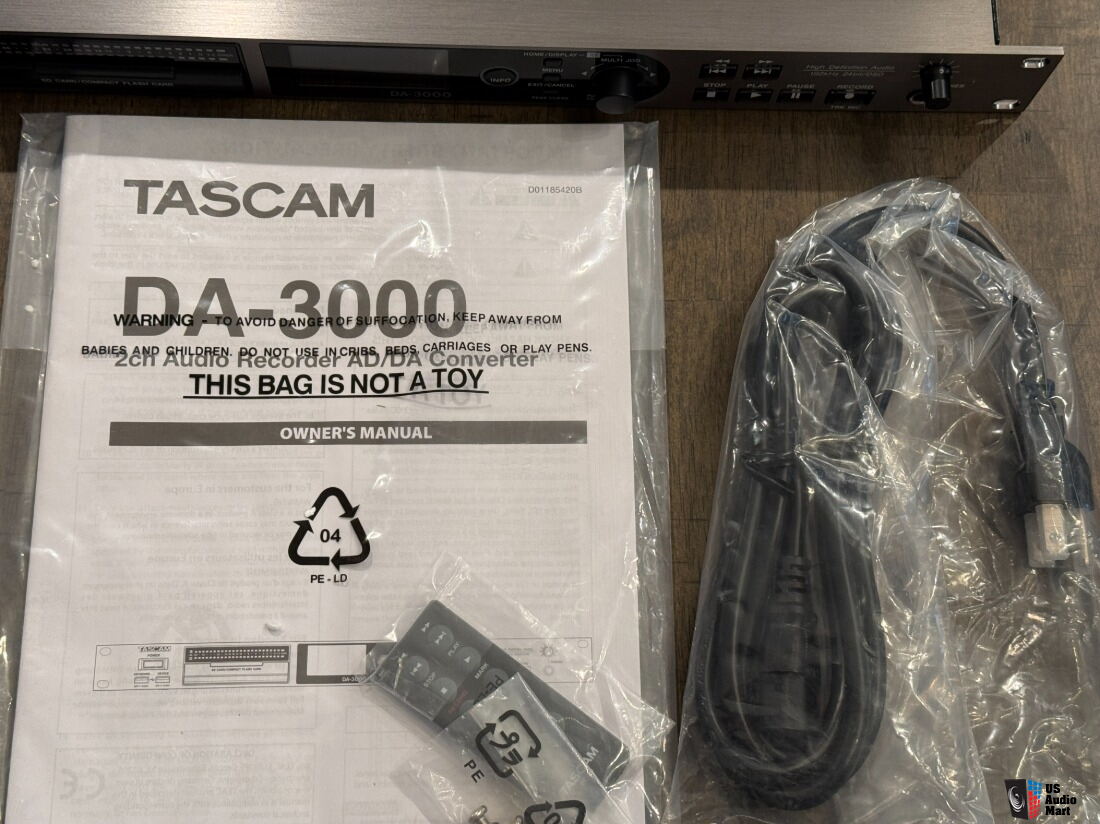 Tascam DA-3000 Stereo Master Recorder DSD - Brand New Photo #6053237 ...