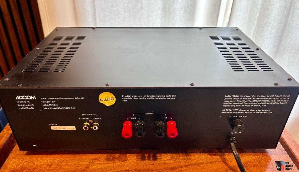 Adcom GFA-545 Photo #6053331 - US Audio Mart