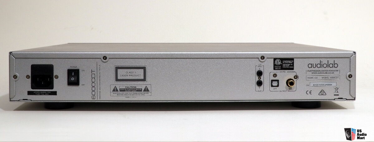 Audiolab 6000CDT, silver with remote, near mint condition Photo ...
