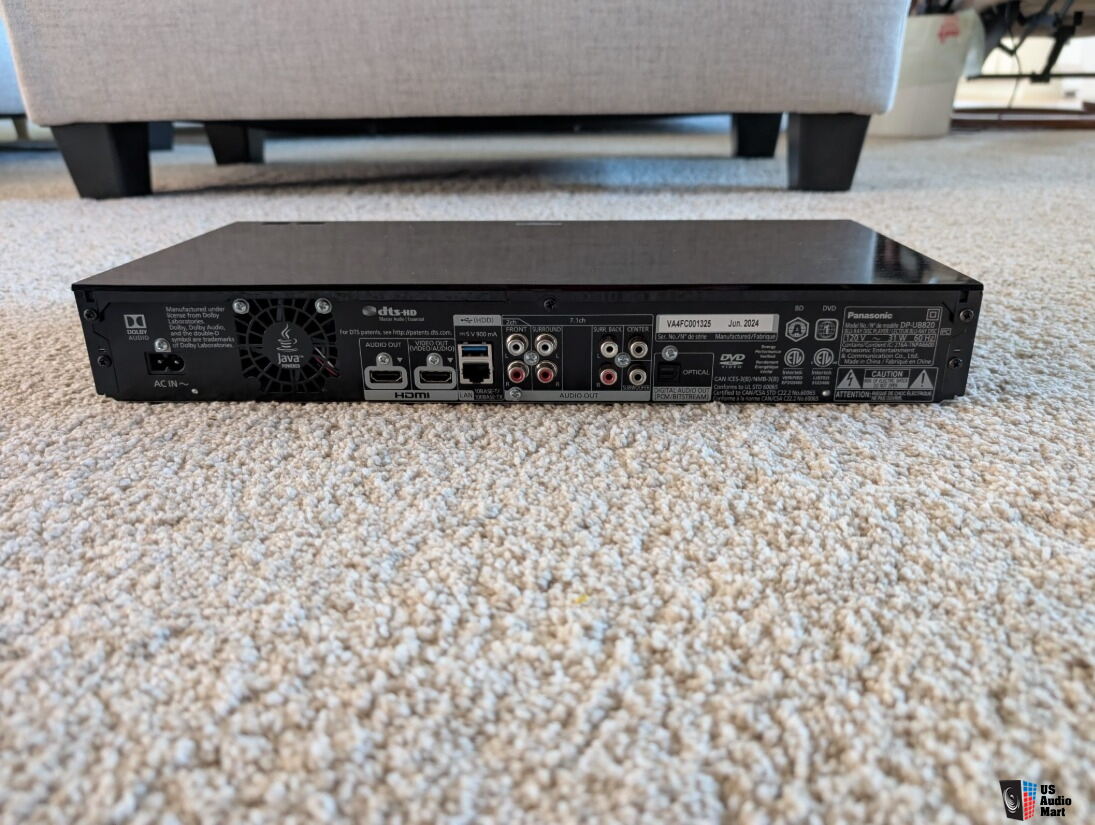 Panasonic DP-U820 4K UHD ATMOS Disc Player Photo #6055446 - US Audio Mart