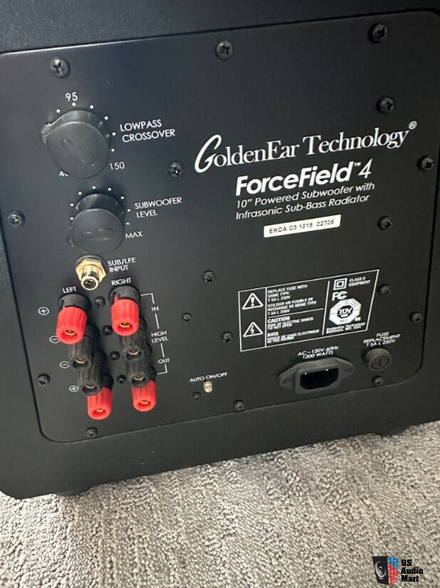 GoldenEar ForceField 4 Powered Subwoofer Photo #6058728 - US Audio Mart