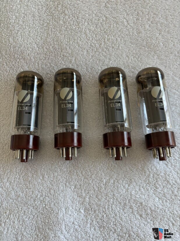 EL34 Output Audio tubes NICE Factory QUAD! For Sale - US Audio Mart